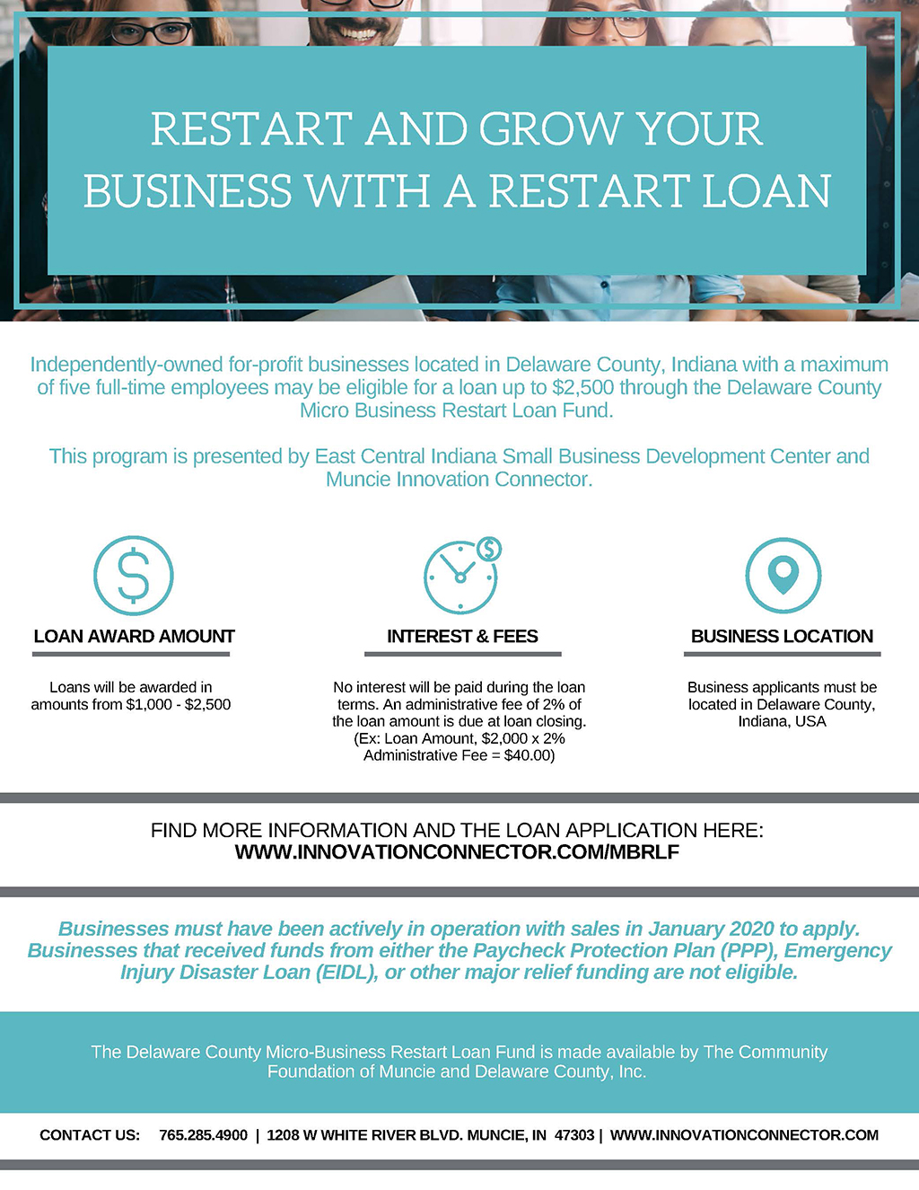 Restart and Grow Your Business with a Restart Loan — Muncie Journal